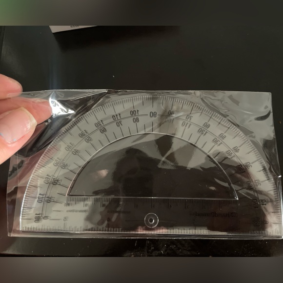 Other | Clear Protractor | Poshmark